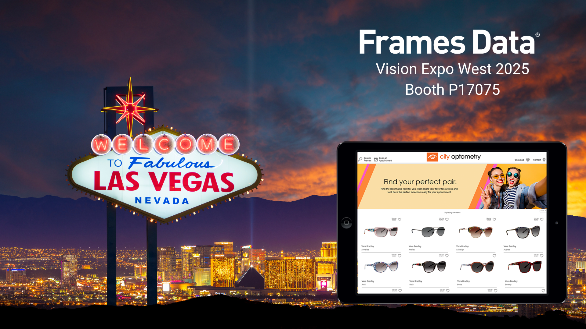 Visit Frames Data at Vision Expo West 2025